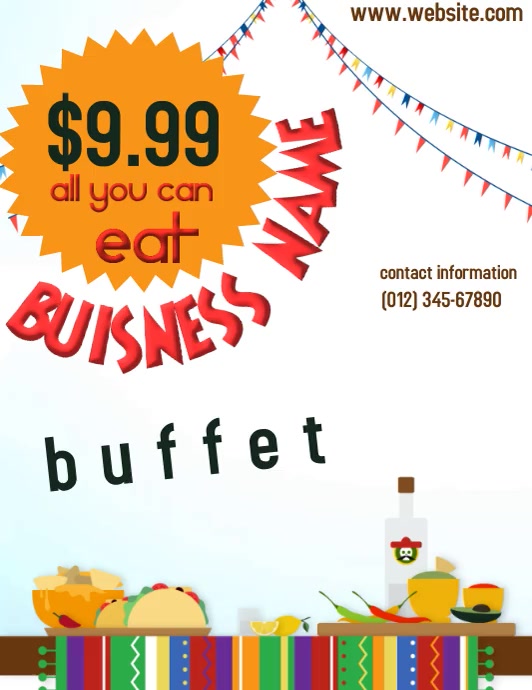 Menu Flyer Template | PosterMyWall