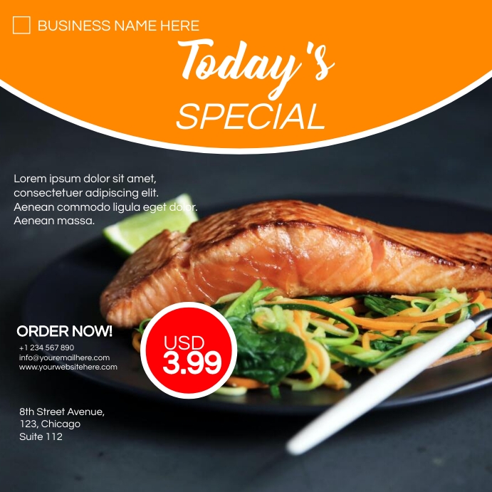 menu flyer Template | PosterMyWall