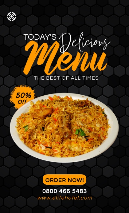 Menu flyer Template | PosterMyWall