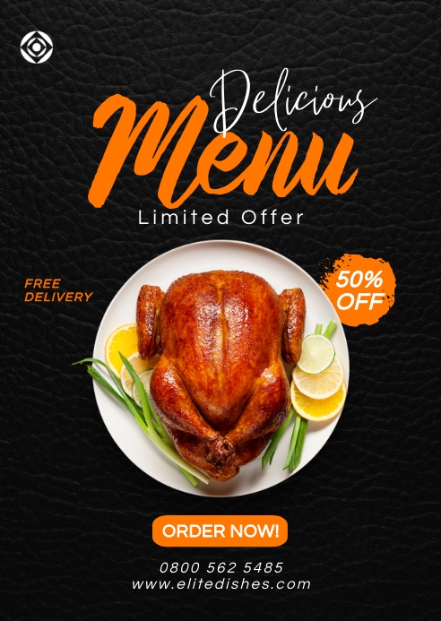 Menu flyer Template | PosterMyWall