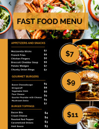 Menu flyer template | PosterMyWall