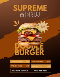 menu flyer template | PosterMyWall