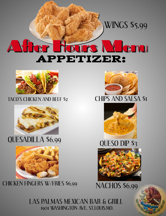 Copy of menu flyer | PosterMyWall