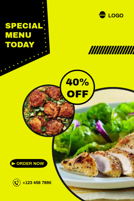 Menu Food Banner Template | PosterMyWall