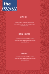 Menu Template | PosterMyWall