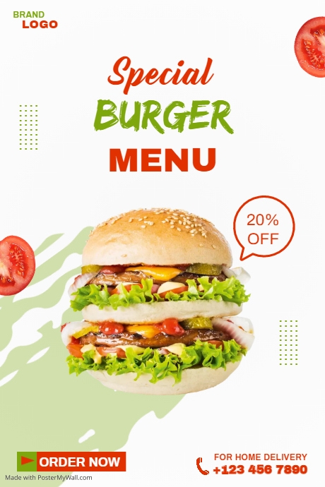 Menu Food Poster Template | PosterMyWall