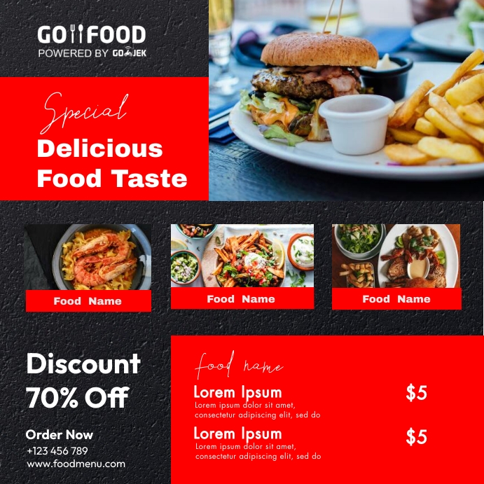 MENU INSTA.KC Template | PosterMyWall