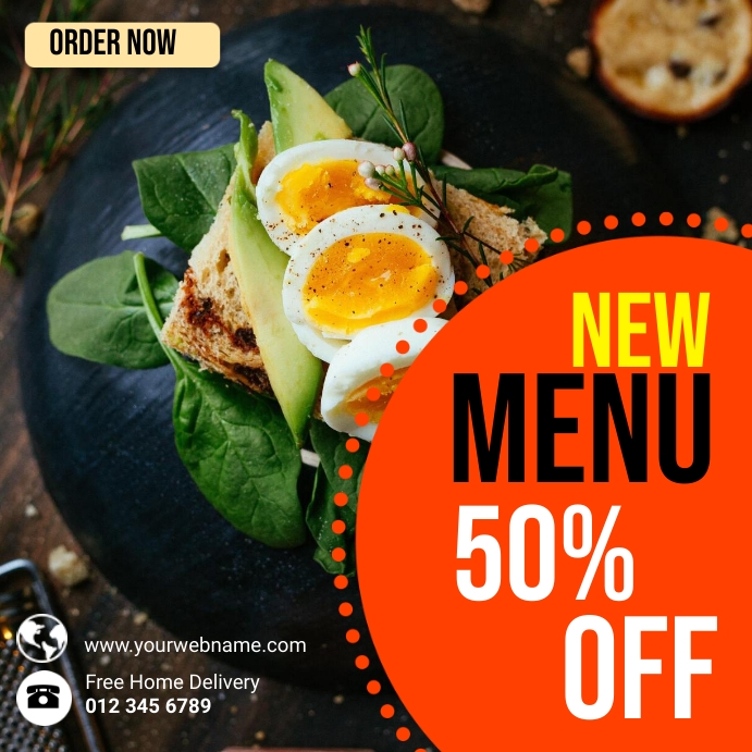 Menu Offer Template | PosterMyWall