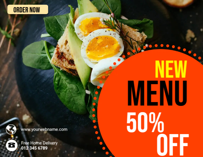 Menu Offer Discount Template | PosterMyWall