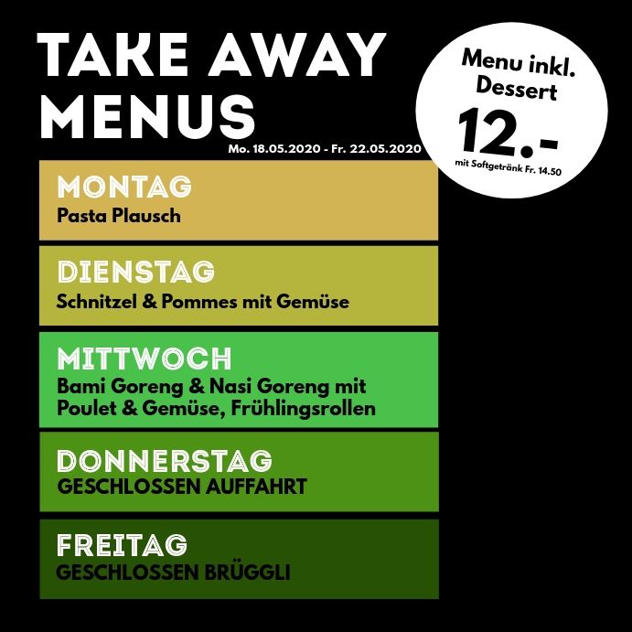 Menu Plan weekly Meals Restaurant Cantine ad Template | PosterMyWall