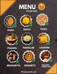 Menu A5 Template | PosterMyWall