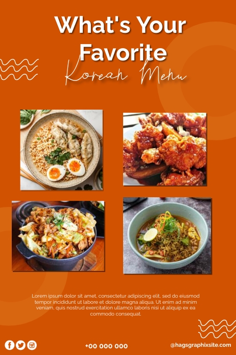 MENU POSTER.E Template | PosterMyWall