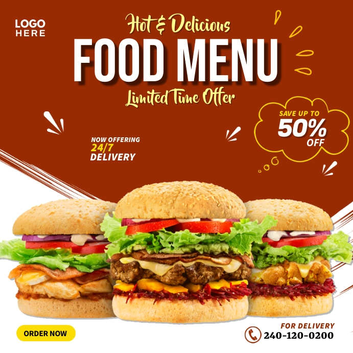 Copy of Menu Promo | PosterMyWall