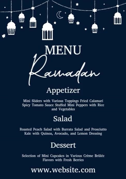 Menu Ramadan Template | PosterMyWall