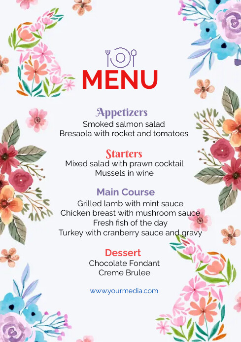 Menu Restaurant Template | PosterMyWall