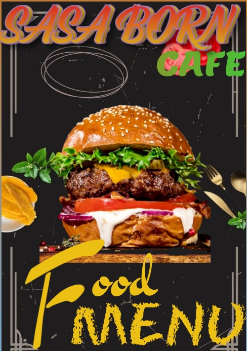 MENU restaurant POSTER Template | PosterMyWall