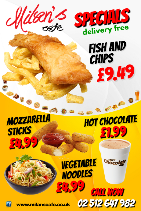 Menu Special Poster Template | PosterMyWall