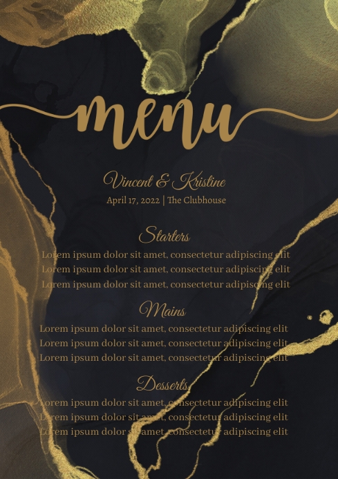 Copy of Menu Template | PosterMyWall