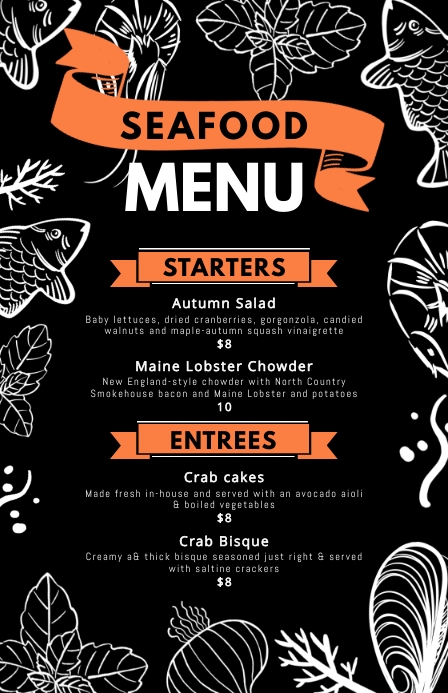 Copy of Menu Template | PosterMyWall