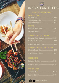 Restaurant menu Template | PosterMyWall