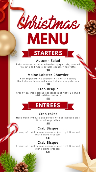 Templat Menu | PosterMyWall