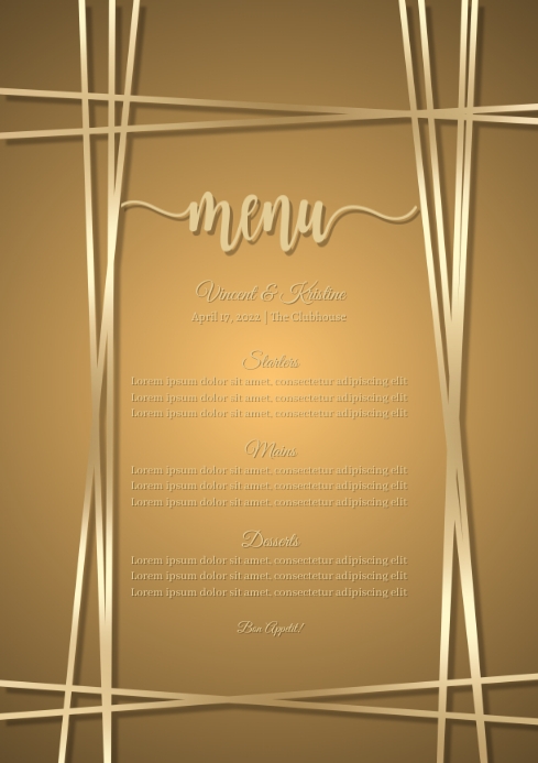 Menu Template | PosterMyWall