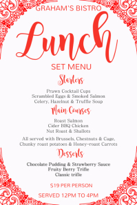 generic multipurpose menu template design | PosterMyWall