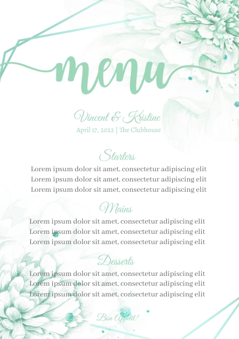 Copy of Menu Template | PosterMyWall