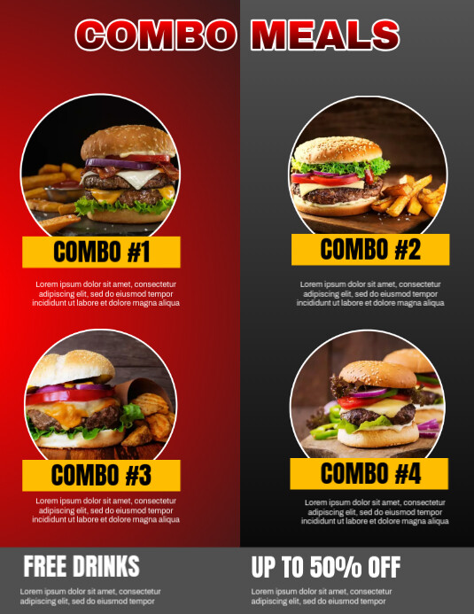 Copy of MENU TEMPLATE.R | PosterMyWall