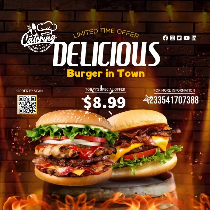 Menus, Restaurant flyer Template | PosterMyWall