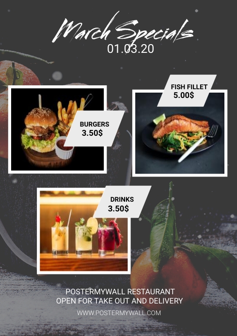 Menus Template | PosterMyWall