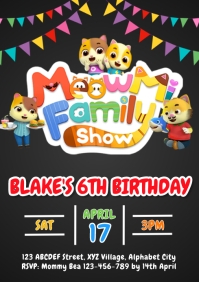 Bing Birthday Invitation Template | PosterMyWall