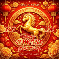 Merah Chinese New Year Pos Instagram Video Template | PosterMyWall