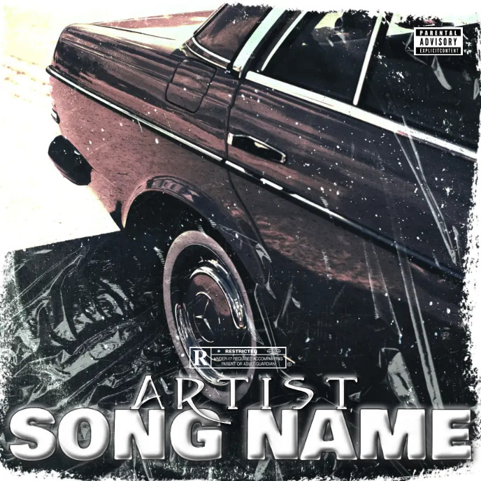 mercedes Album Cover music trap mixtape rap Template | PosterMyWall