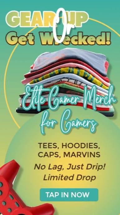 Merch for Gamers Ad Template | PosterMyWall
