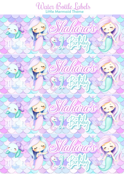 Mermaid Template | PosterMyWall