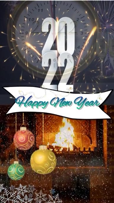 Merry Christmas & Happy New Year story Template | PosterMyWall