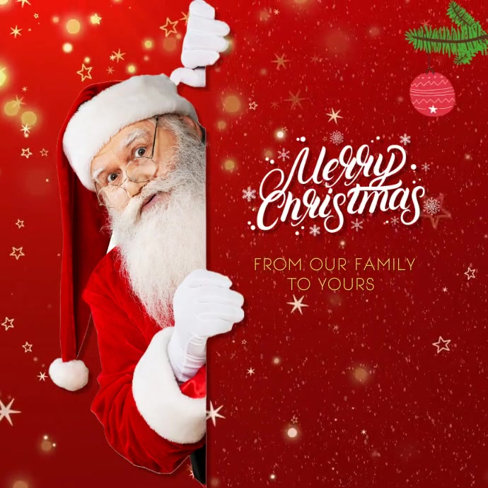 Merry Christmas digital card Template | PosterMyWall