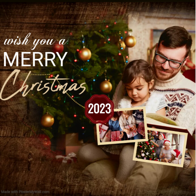 Merry Christmas 2023 Template | PosterMyWall