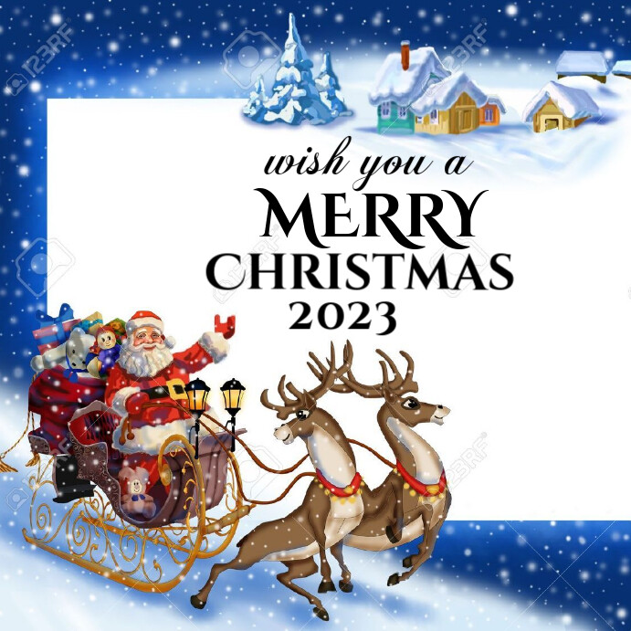 Merry Christmas 2023 Template | PosterMyWall