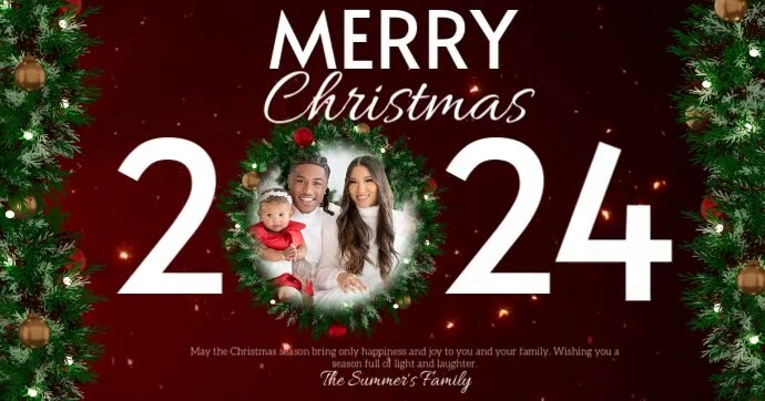 Copy of Merry Christmas 2024 message design Template | PosterMyWall