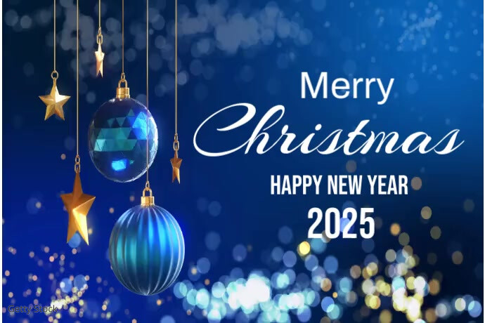 Merry Christmas 2025 Label Template | PosterMyWall