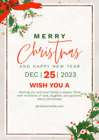 Christmas Card A4 Template | PosterMyWall