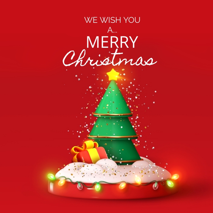 Merry Christmas ad Template | PosterMyWall