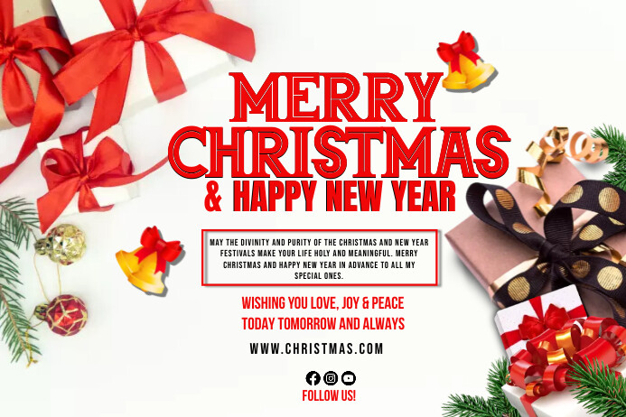 Merry Christmas Ads (3) Template | PosterMyWall