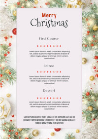 Christmas Menu Ads Template | PosterMyWall