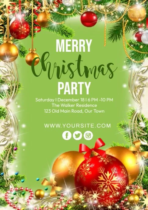 Merry Christmas Ads Template | PosterMyWall