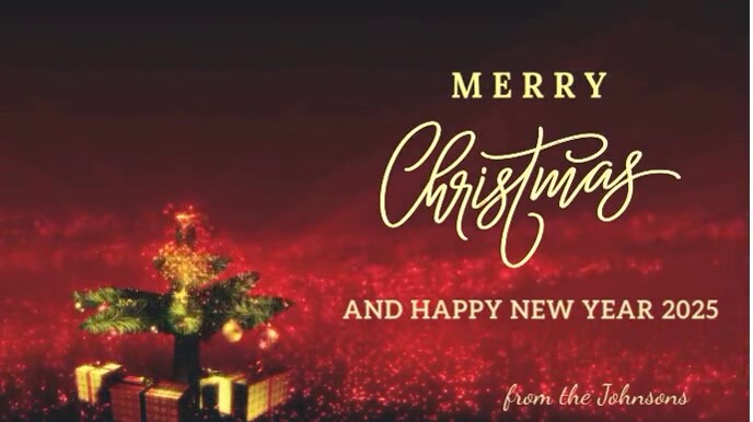 Copy of Merry Christmas and happy new year 2025 greeting card ...