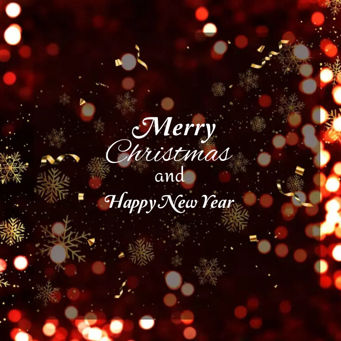 Copy of Merry Christmas and Happy New year | PosterMyWall