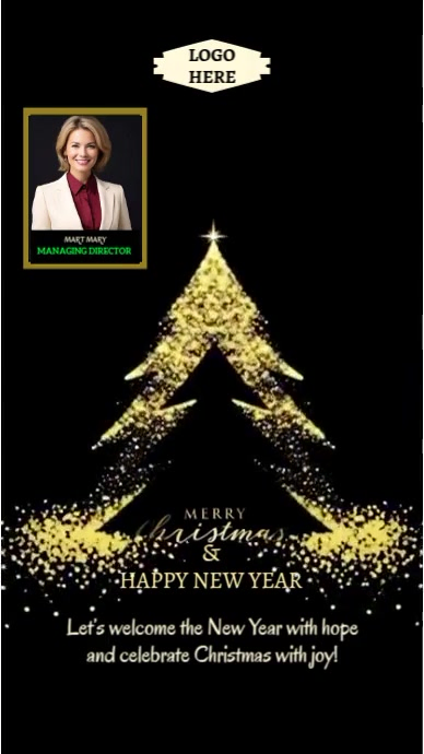 Merry Christmas and Happy New Year Template | PosterMyWall